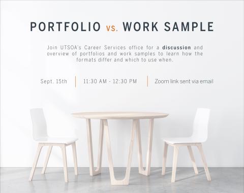 Portfolio vs. Work Sample Discussion | School of Architecture